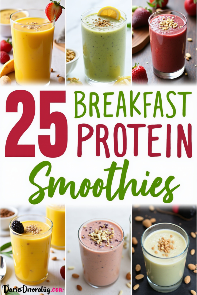 Energize Your Morning: 25 High Protein Breakfast Smoothies to Power Up ...